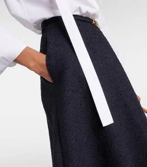Valentino Garavani Tweed Midi Skirt