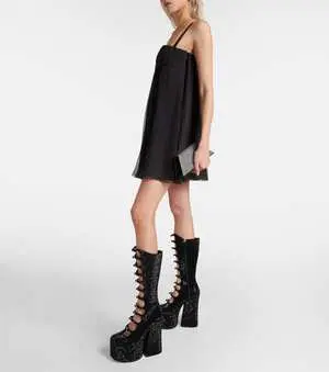 Marc Jacobs Kiki Embellished Platform Boots