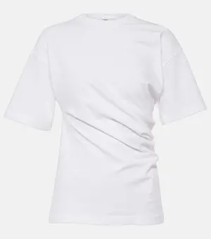 TOTEME Twisted Cotton Jersey T-shirt - White