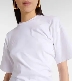 TOTEME Twisted Cotton Jersey T-shirt - White