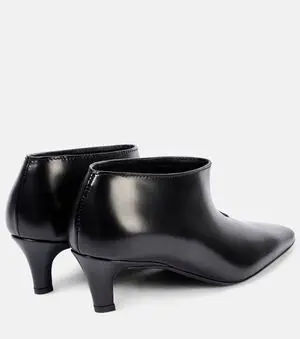 TOTEME Wide Shaft Leather Ankle Boots