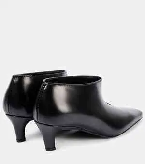 TOTEME Wide Shaft Leather Ankle Boots