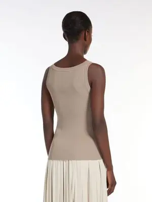 Max Mara Viscose Crepe Yarn Top