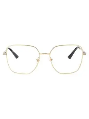 JIMMY CHOO Acetate Square Frame Optical Glasses - 5000 Nero
