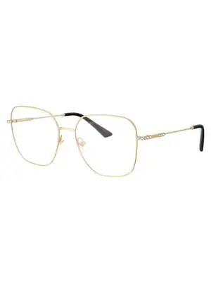 JIMMY CHOO Acetate Square Frame Optical Glasses - 5000 Nero