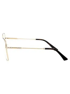 JIMMY CHOO Acetate Square Frame Optical Glasses - 5000 Nero
