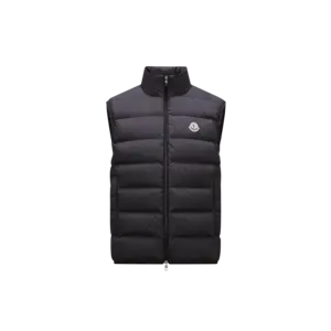Moncler Contrin Down Puffer Vest - Black | Editorialist
