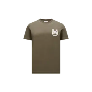 Moncler Monogram Cotton T-shirt - Green