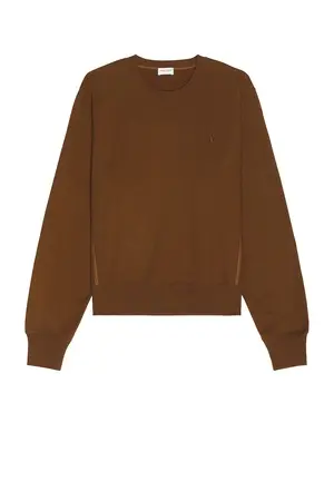 Saint Laurent Version Sweat Hoodie - Ocre