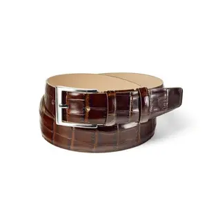 ASPINAL OF LONDON Classic Leather Belt - Brown