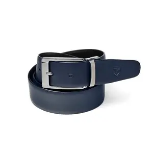 ASPINAL OF LONDON Reversible Leather Belt - Black/blue