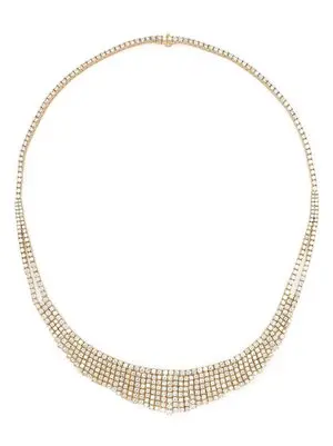 ANITA KO 18k Yellow Diamond Mesh Necklace