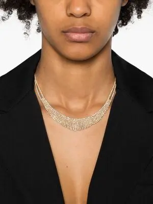 ANITA KO 18k Yellow Diamond Mesh Necklace