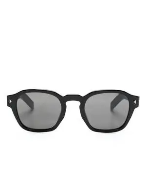 Prada Geometric-frame Sunglasses - Black