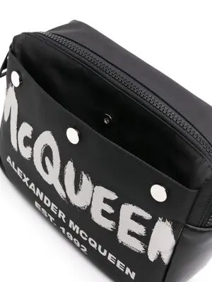 Alexander McQueen Logo-print Messenger Bag