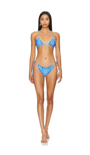 MORE TO COME Lolita Bikini Bottom - Blue