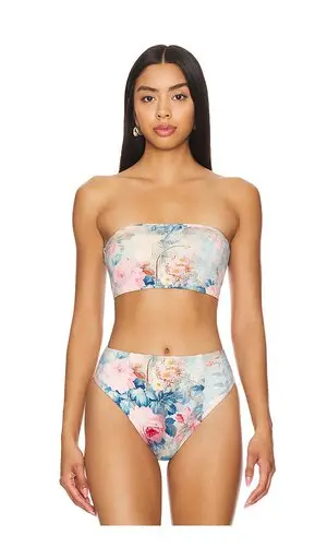 SELKIE The Bandeau Bikini Top Chateau Paper