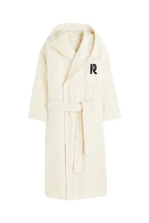 Rabanne H&m Patterned Cotton Bathrobe