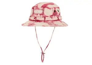 Supreme Bleached Chino Boonie - Red