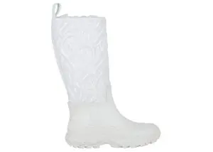 Burberry Padded Monogram Boots - White