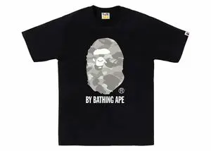 A BATHING APE City Camo By Bathing Ape Tee Shirt Black/grey