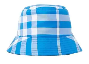 Burberry Check Cap - Blue/white