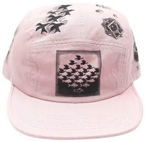 Supreme Mc Escher Camp Cap - Pink