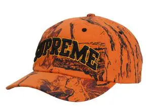 Supreme Difference 6 Panel Cap - Orange Camo
