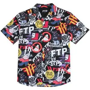 FTP Archive Button Up - Black