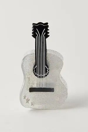 SOLAR ECLIPSE Solar Eclipse Hand-Painted Snail Claw Clip Guitar