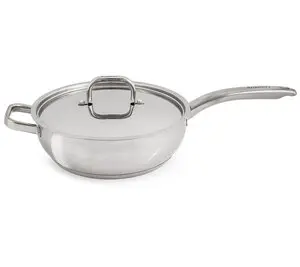 BERGHOFF Belly Shape 18/10 Ss 9.5' Deep Skillet, 3.2qt - One-color