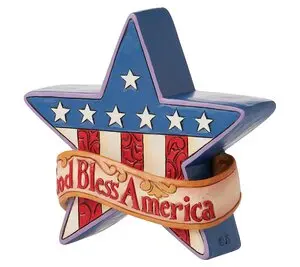 JIM SHORE Mini Patriotic Star Figurine