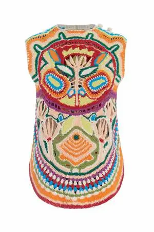 MARIE OLIVER Armory Crochet Tank