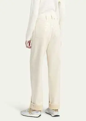 GOLDEN GOOSE Journey Kim Sequined Straight-leg Jeans
