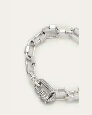 MARLA AARON Sterling Silver Babylock Diamond Bracelet