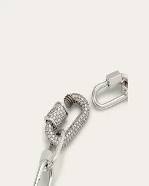 MARLA AARON Sterling Silver Babylock Diamond Bracelet