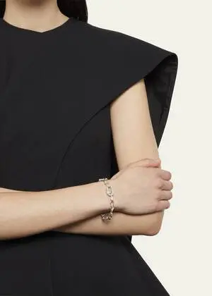 MARLA AARON Sterling Silver Babylock Diamond Bracelet
