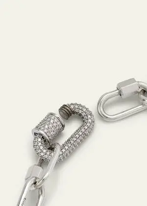 MARLA AARON Sterling Silver Babylock Diamond Bracelet