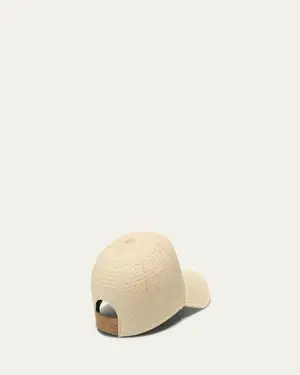 BARBISIO Straw Baseball Cap