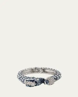 NATASHA ACCESSORIES LIMITED Embellished Elephant Hinge Bracelet