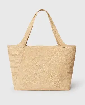 Stella McCartney Large Raffia Logo Tote