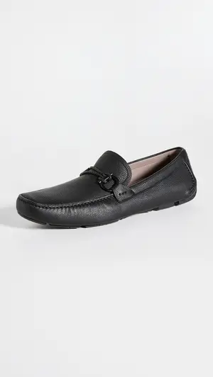 FERRAGAMO Front Driving Loafer - Nero