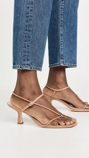 LOEFFLER RANDALL Triana Strappy Sandals With Ball - Dune
