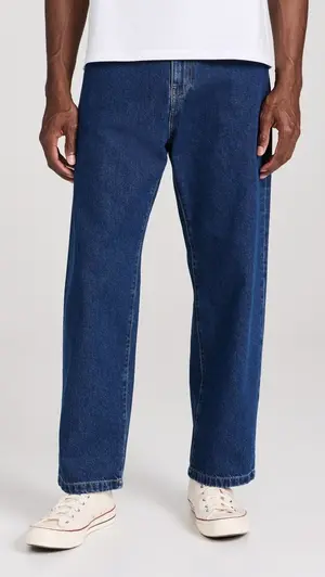 Carhartt Work In Progress Landon Loose Fit Jeans - Blue (stone Washed)