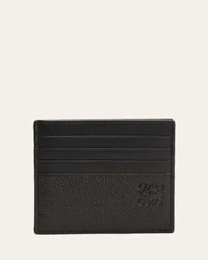 Loewe Leather Card Holder - Black