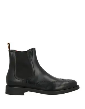 Santoni Leather Chelsea Boots