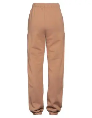 Attico Cotton Fleece Track Pants - Beige