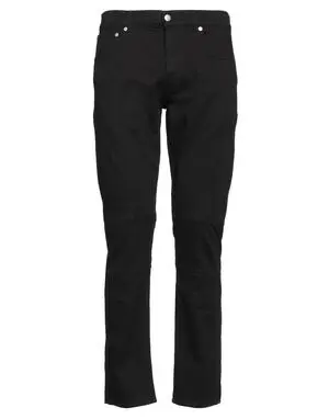 Alexander McQueen Straight-leg Jeans With Leather Trims