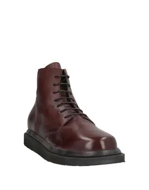 Moma Leather Lace-up Ankle Boots