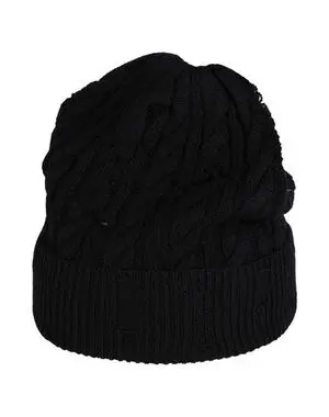 Roberto Cavalli Wool Beanie - Black
